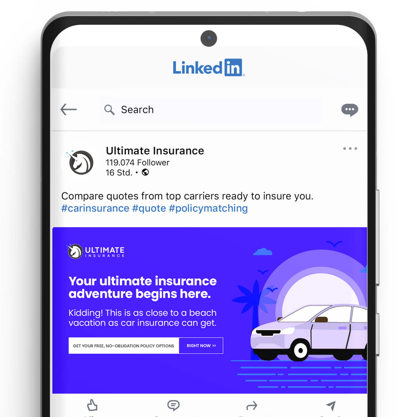 Ultimate Insurance | Rebranding an Online Insurance Company