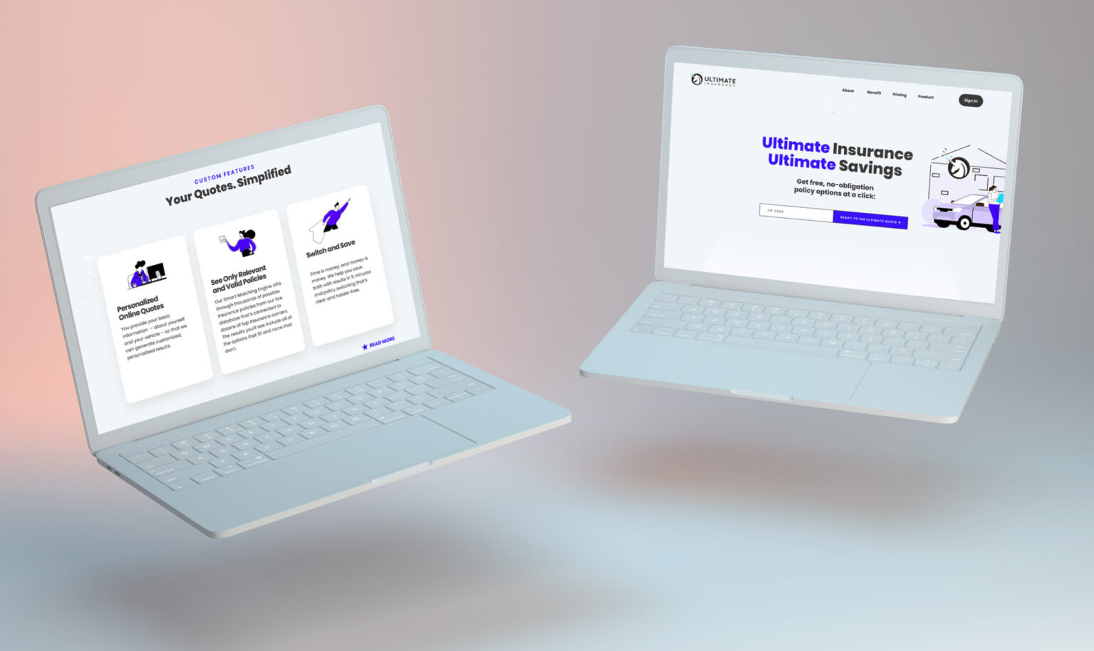 Ultimate Insurance | Rebranding an Online Insurance Company